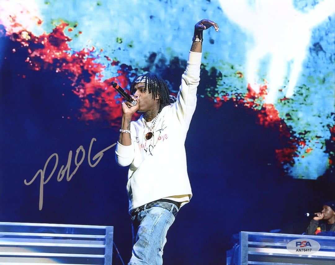 Polo G Signed Autographed 8x10 PSA/DNA Authenticated - Etsy