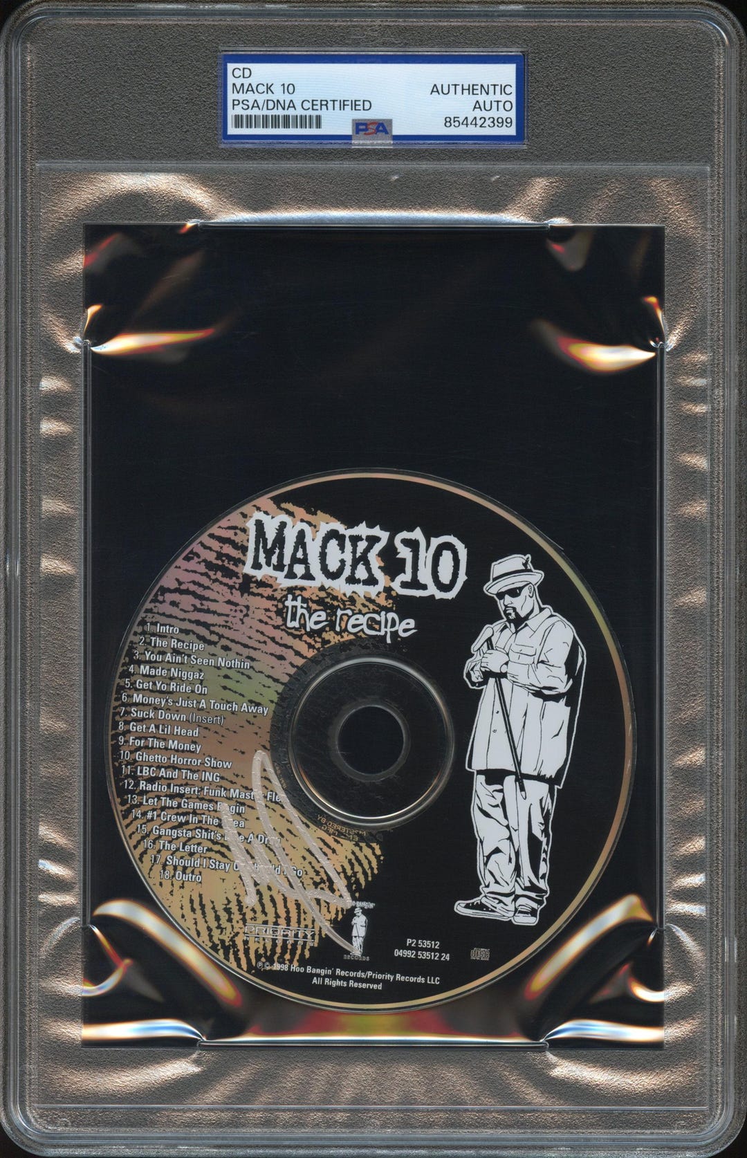 Mack 10 Signed Autographed CD "the Recipe" PSA/DNA Authenticated - Etsy
