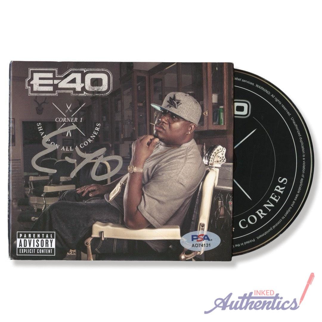 E-40 Signed Autographed CD "sharp on All 4 Corners" Psa/dna ...
