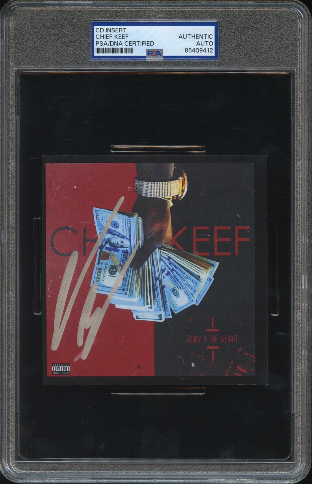 Chief Keef Signed Autographed CD Cover “sorry 4 the Weight” PSA/DNA ...