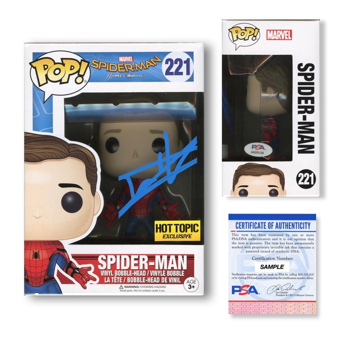 Tom Holland Signed Autographed Funko Pop 221 Spider-man PSA/DNA ...