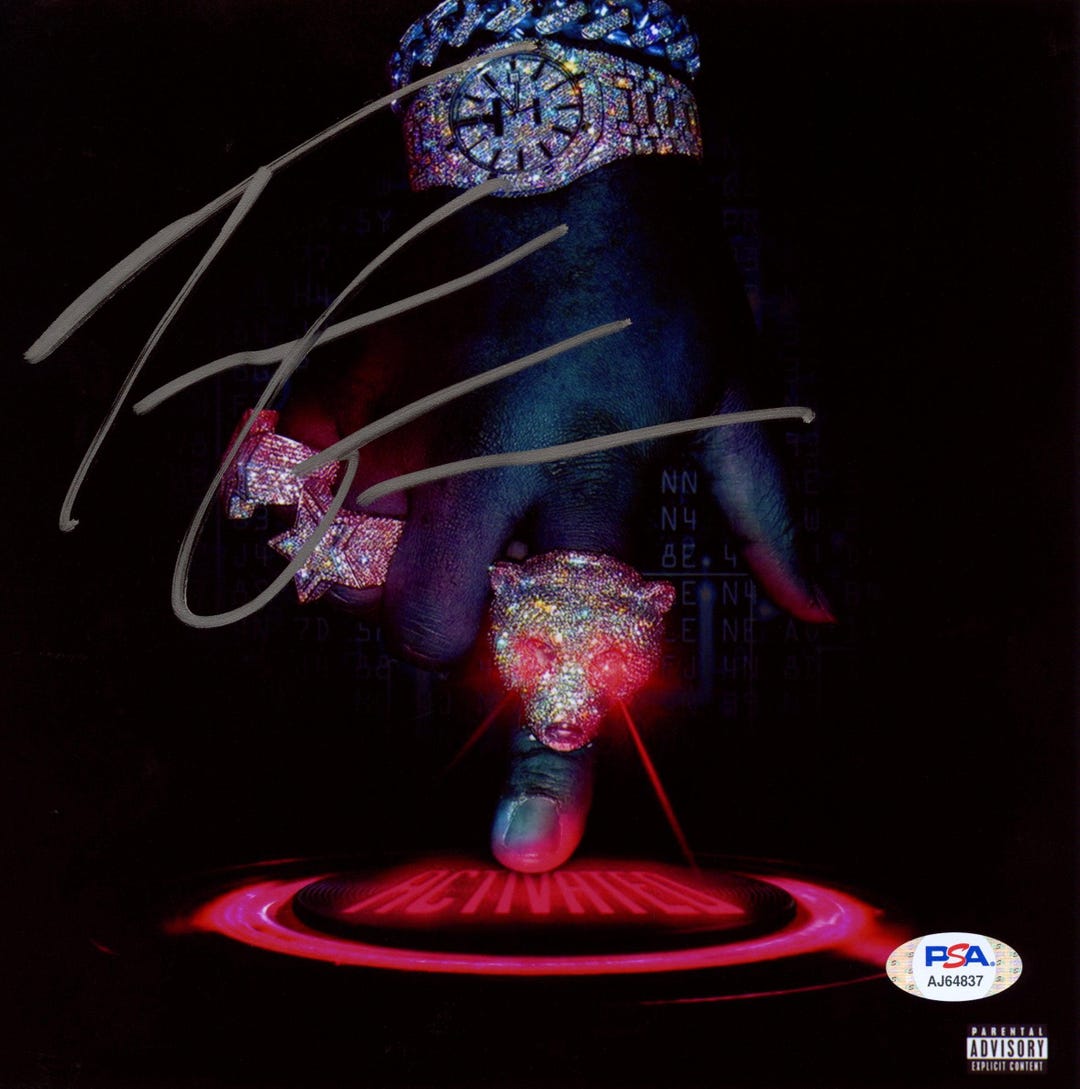 Tee Grizzley Signed Autographed 8x8 Photo "activated" PSA/DNA Authenticated - Etsy