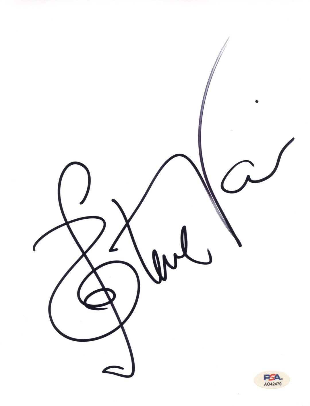 Steve Vai Signed Autographed 8.5x11 Sketch PSA/DNA Authenticated - Etsy