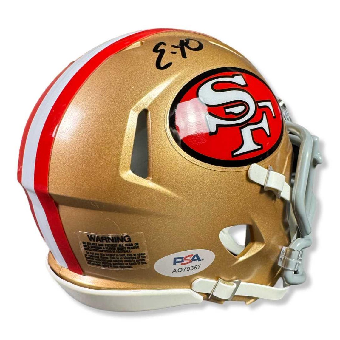 E-40 Signed Autographed San Francisco 49ers Mini Helmet PSA/DNA ...