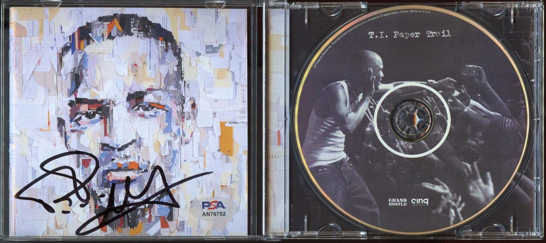 T.I. Signed Autographed CD “the Paper Trail” PSA/DNA Authenticated - Etsy
