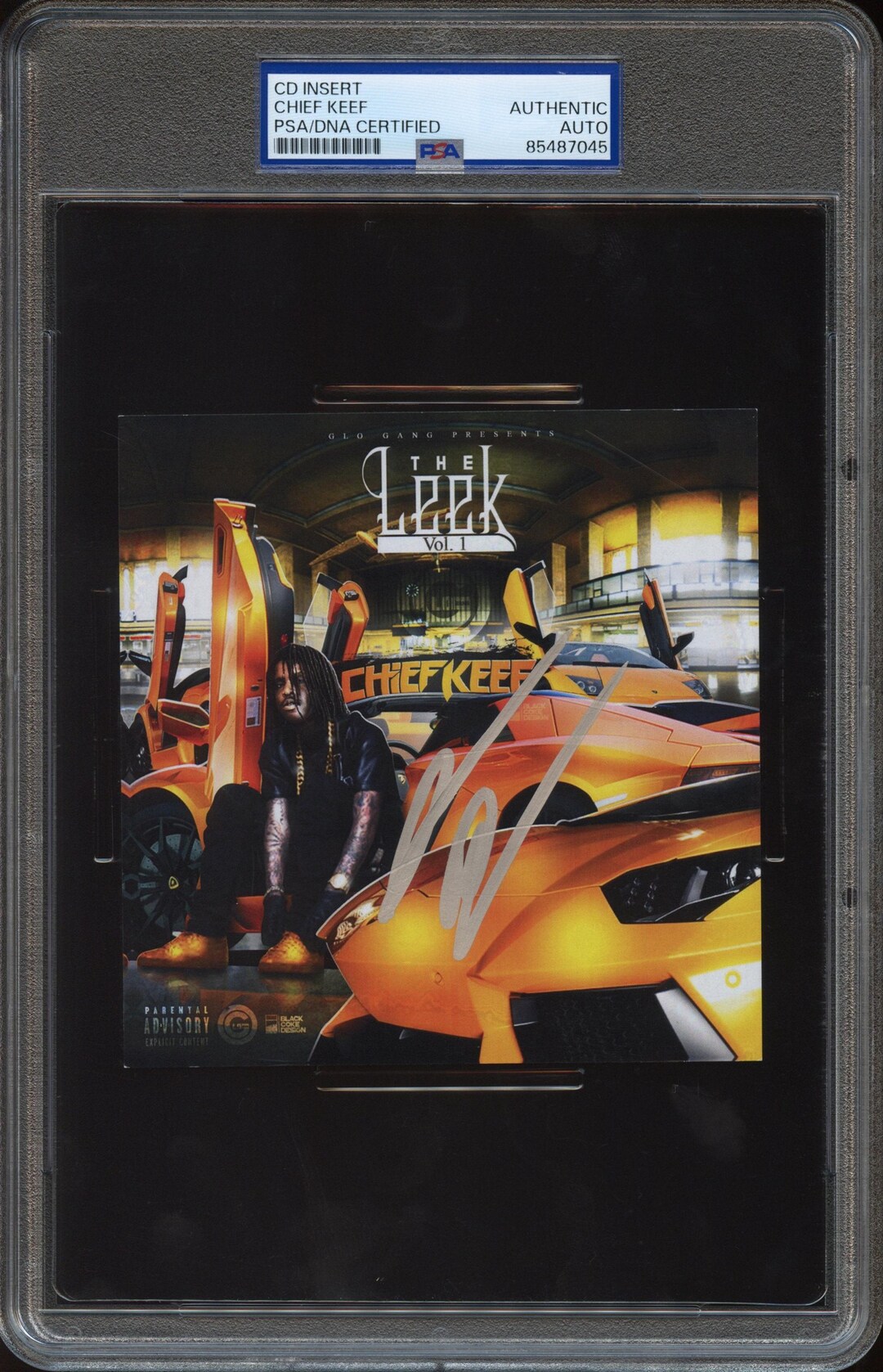 Chief Keef Signed Autographed CD Cover “the Leek (vol. 1)” PSA/DNA ...