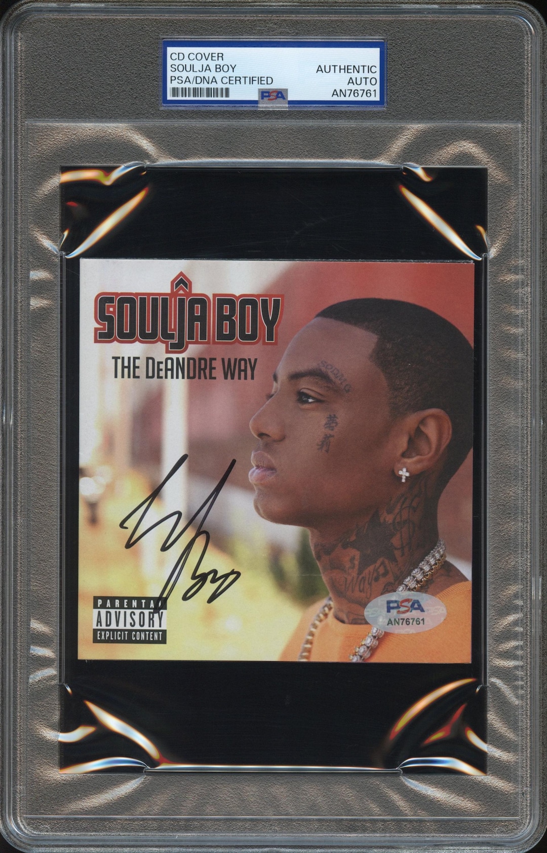 Soulja Boy Signed Autographed CD Cover "the Deandre Way" PSA/DNA ...