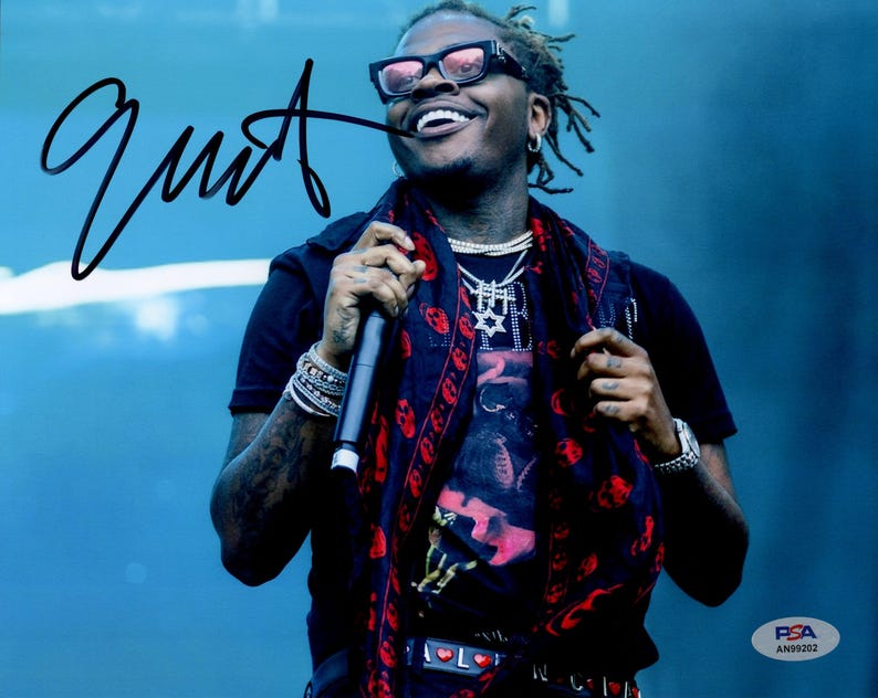 Gunna Signed Autographed 8x10 Photo PSA/DNA Authenticated - Etsy