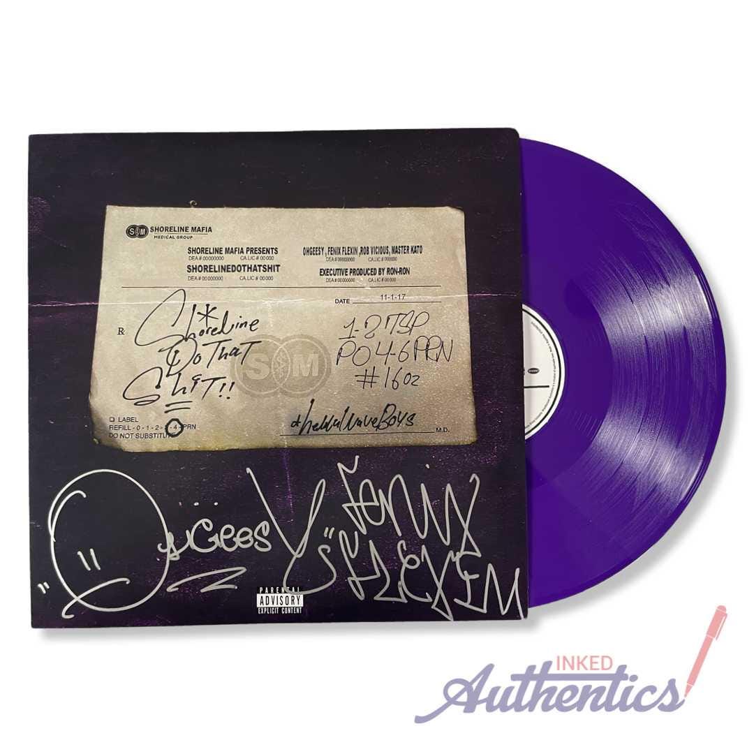 Shoreline Mafia Signed Autographed Vinyl LP shorelinedothatshit PSA/DNA Authenticated - Etsy
