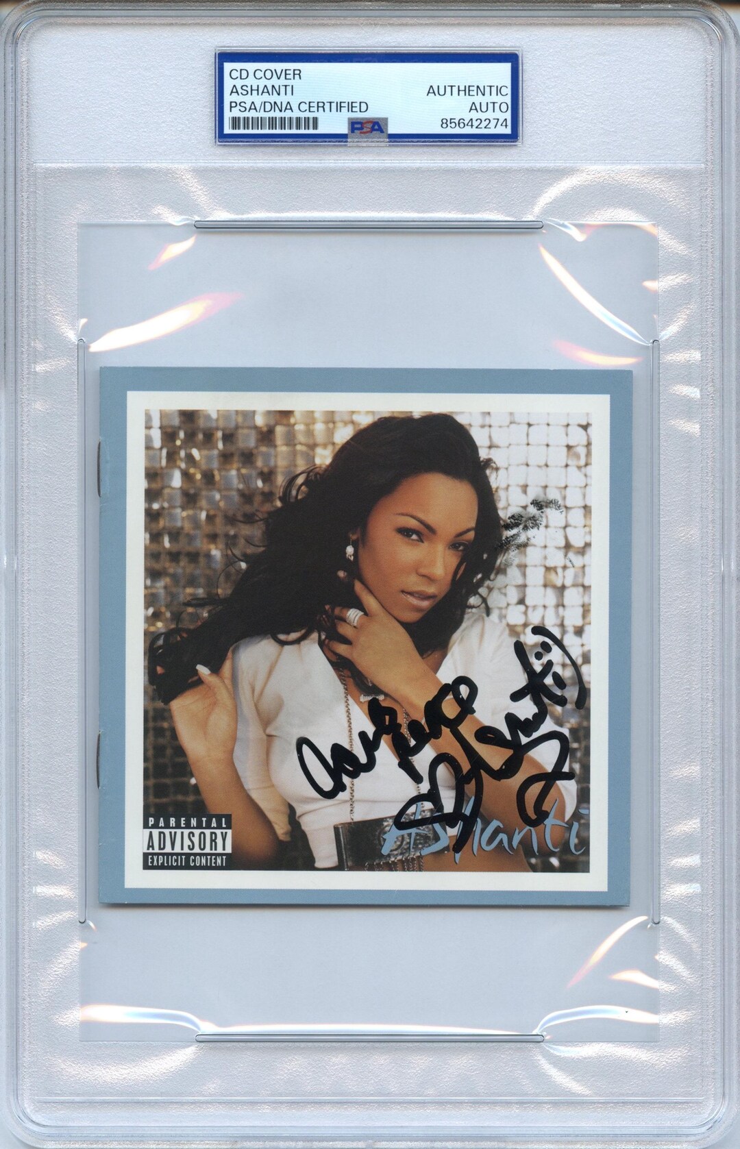 Ashanti Signed Autographed CD Cover “ashanti” PSA/DNA Authenticated - Etsy