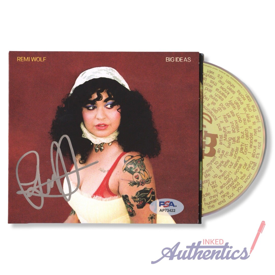 Remi Wolf Signed Autographed CD “big Ideas” PSA/DNA Authenticated - Etsy
