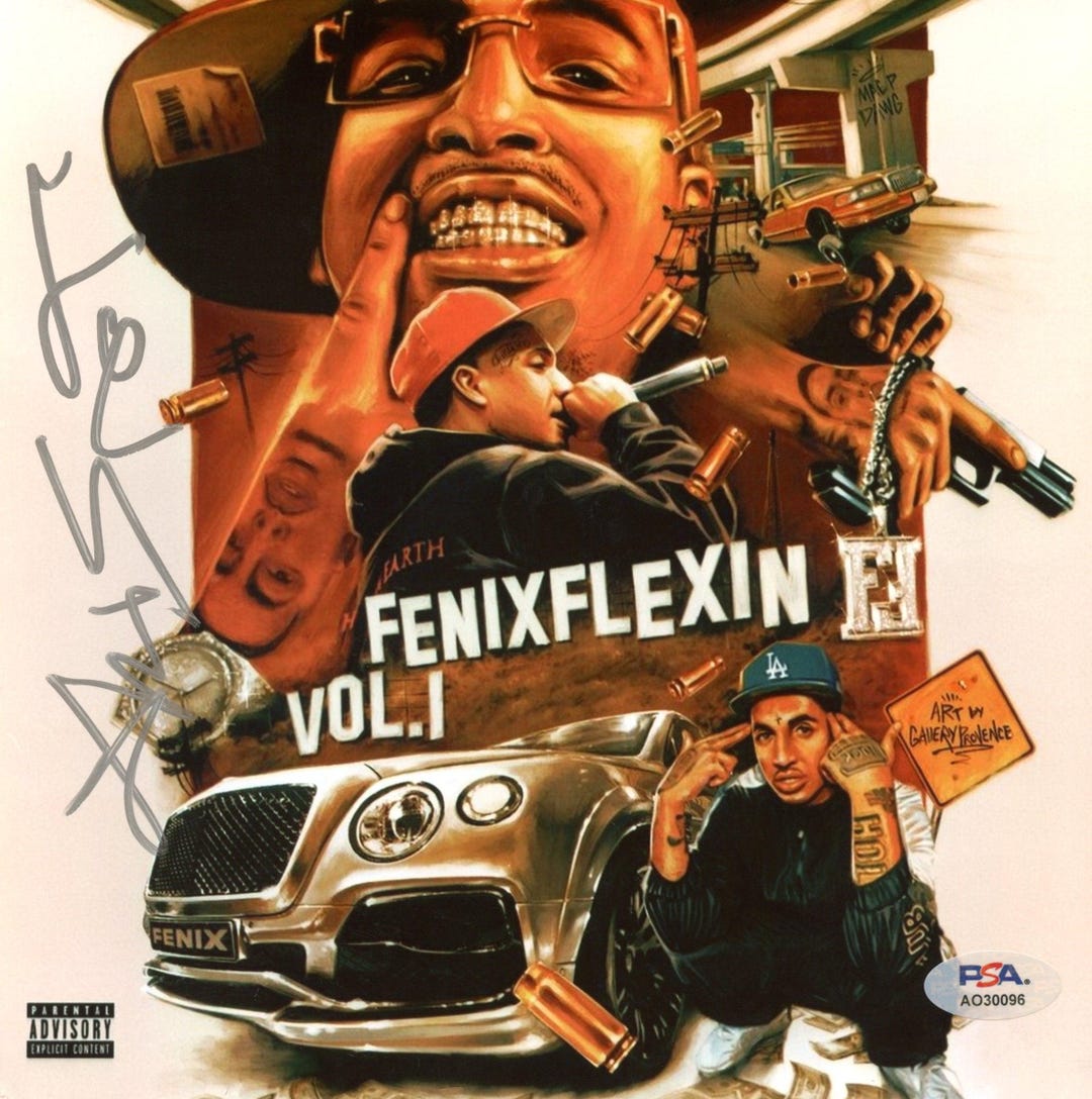 Fenix Flexin Signed 8x8 Photo "fenix Flexin Vol. 1" PSA/DNA ...
