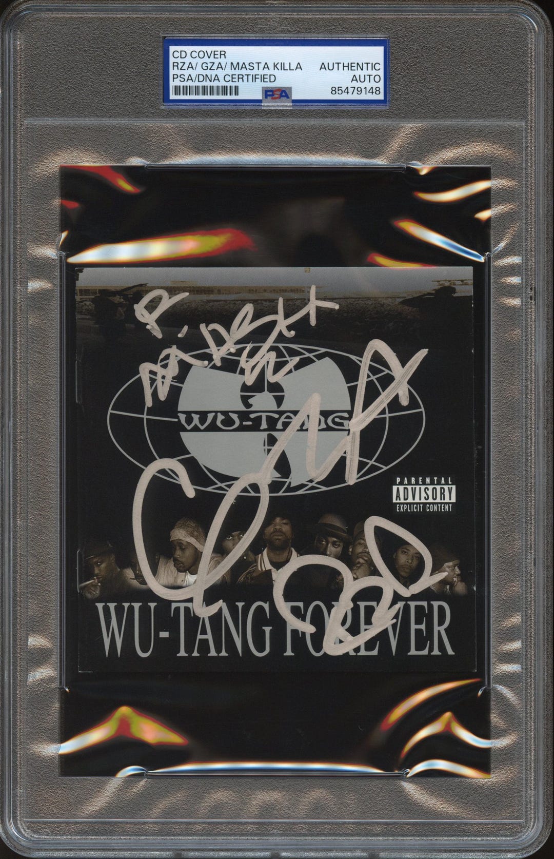 Wu-tang Clan Autographed CD Cover "wu-tang Forever" PSA/DNA ...