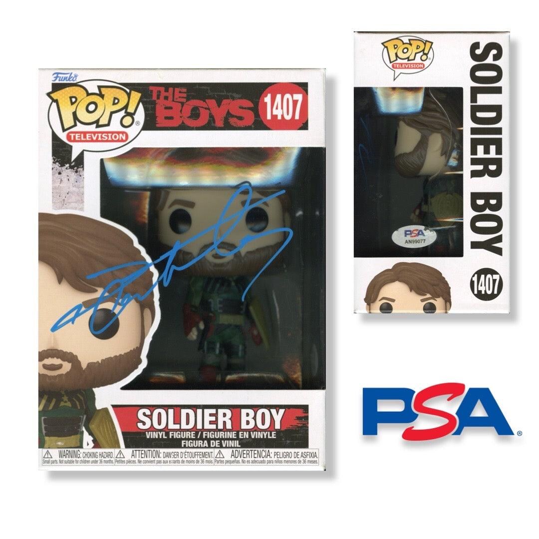 Jensen Ackles Signed Autographed Funko Pop 1407 Soldier Boy PSA/DNA ...