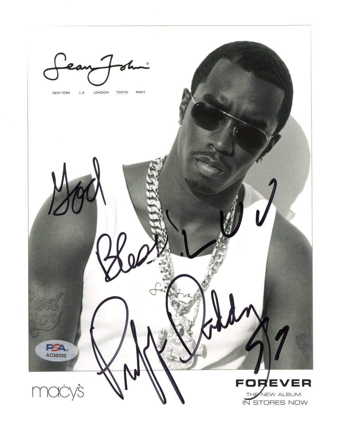 Diddy Signed Autographed 8x10 Photo PSA/DNA Authenticated - Etsy