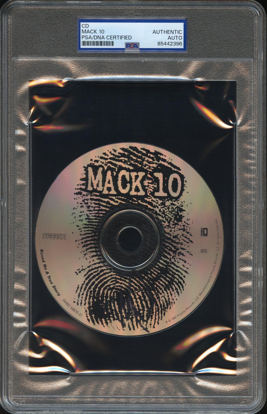 Mack 10 Signed Autographed CD "based on a True Story" PSA/DNA ...