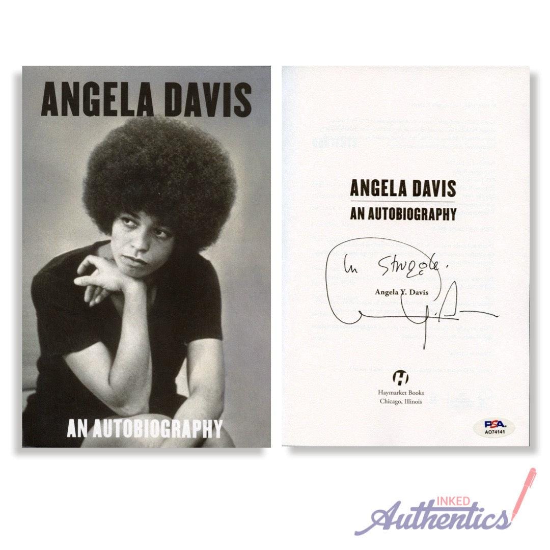 Angela Davis Signed Autographed “an Autobiography” Paperback Book PSA ...