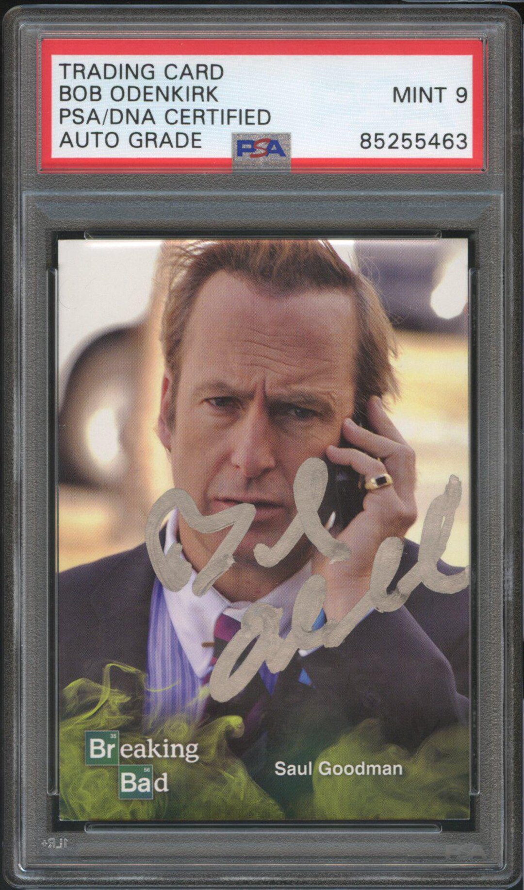 2014 Breaking Bad #7 Bob Odenkirk Saul Goodman Card Auto PSA/DNA 9 MINT ...