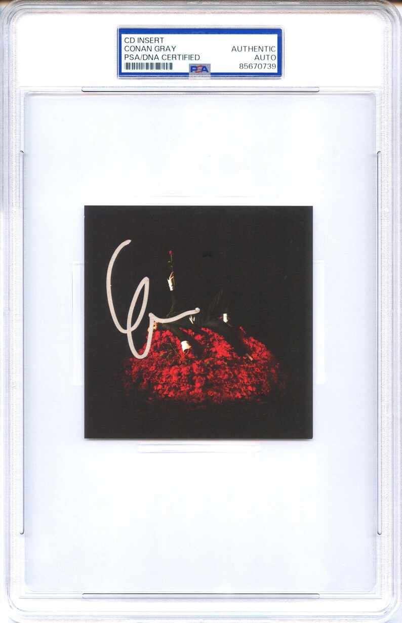 Conan Gray Signed Autographed CD Insert “superache” PSA/DNA ...