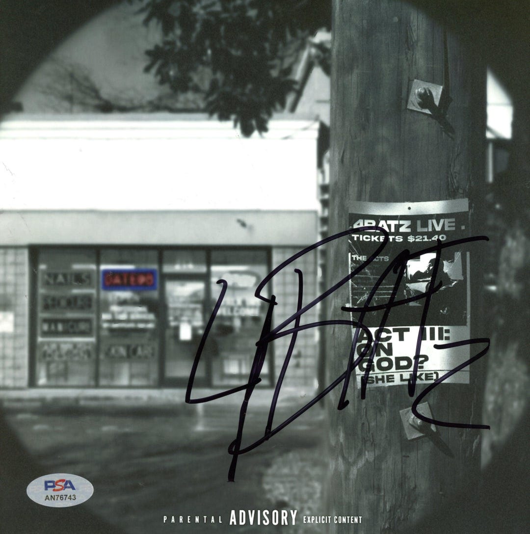 4batz Signed Autographed 8x8 Photo "act Iii: on God? (she Like)" PSA/DNA Authenticated - Etsy