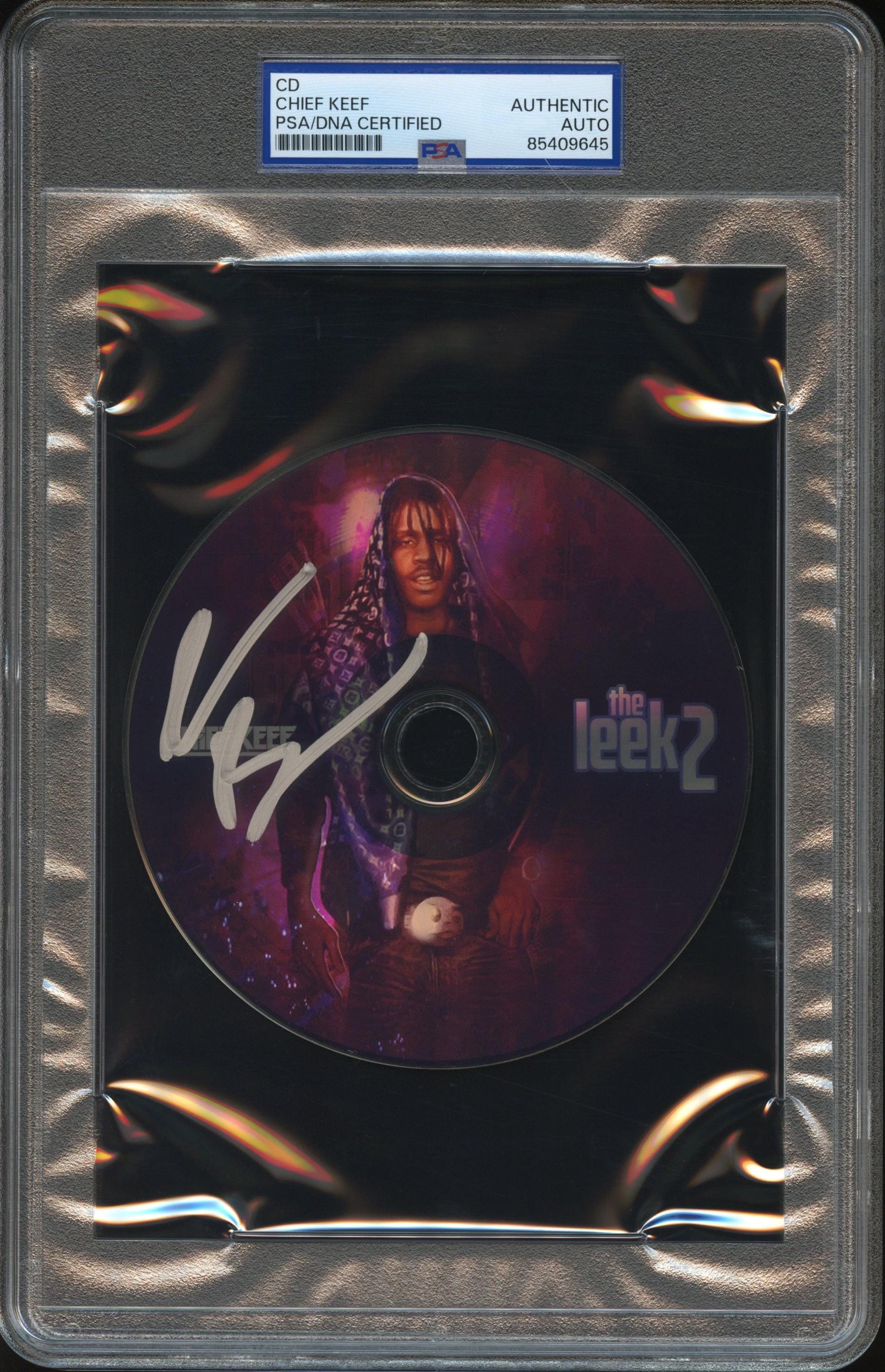 Chief Keef Signed Autographed CD “the Leek (vol.2)” PSA/DNA ...