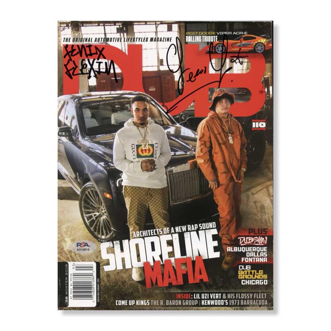 Shoreline Mafia Signed Autographed Dub Magazine PSA/DNA Authenticated ...