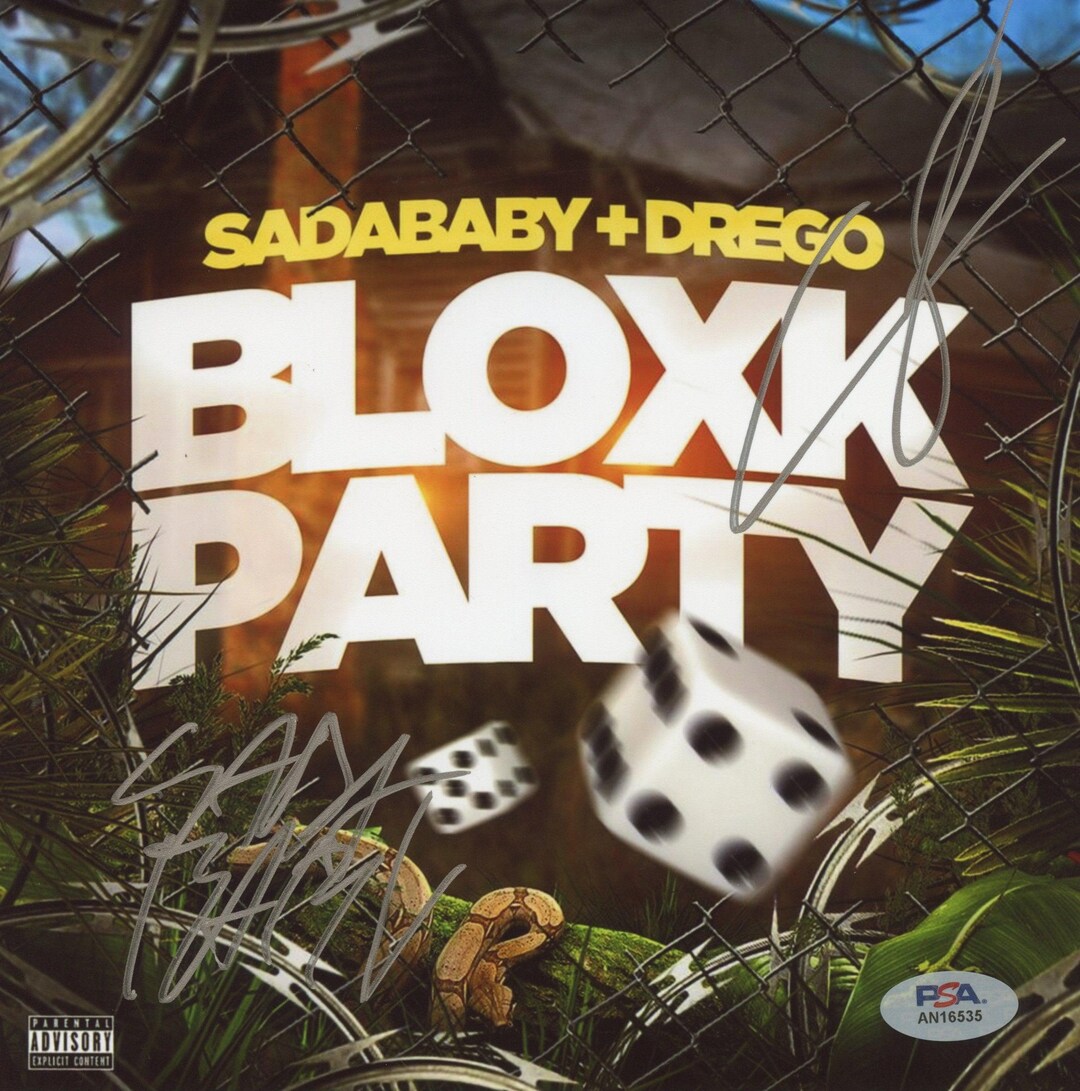 Sada Baby Signed Autographed 8x8 Photo "bloxk Party" PSA/DNA ...