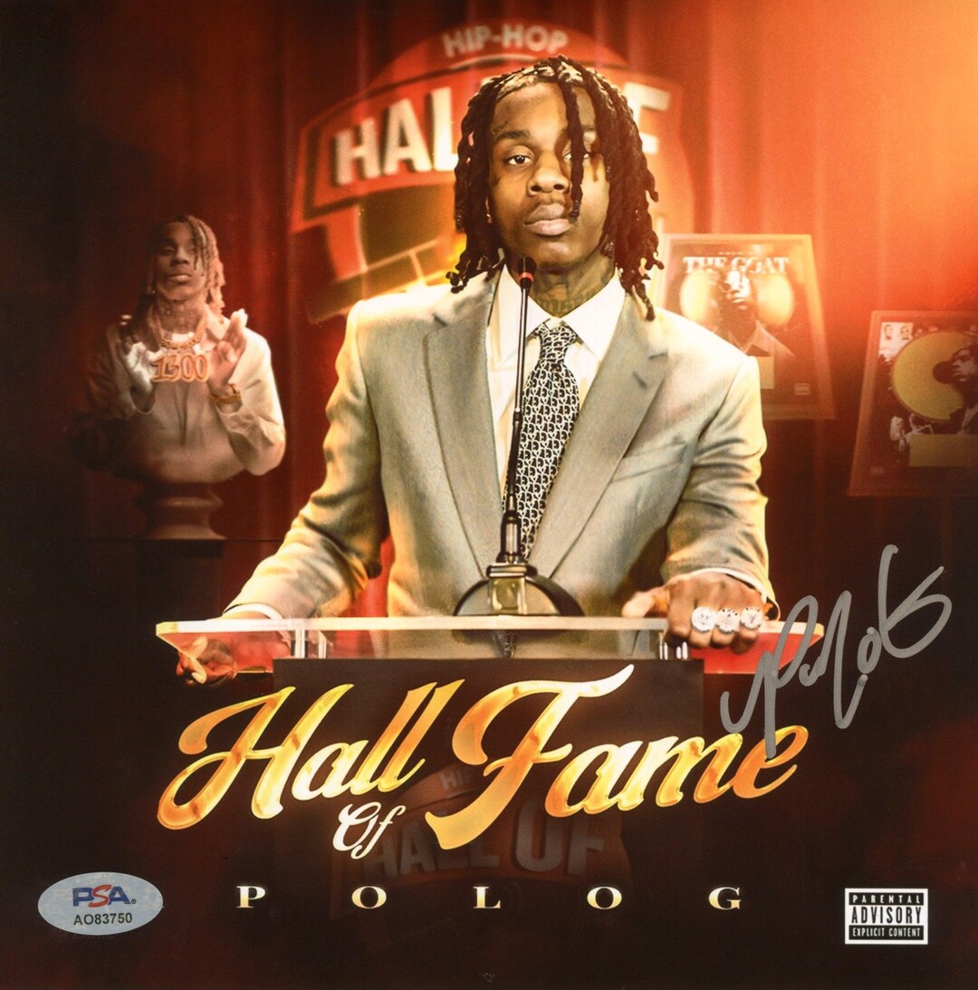 Polo G Signed Autographed 8x8 Photo “hall of Fame” PSA/DNA ...