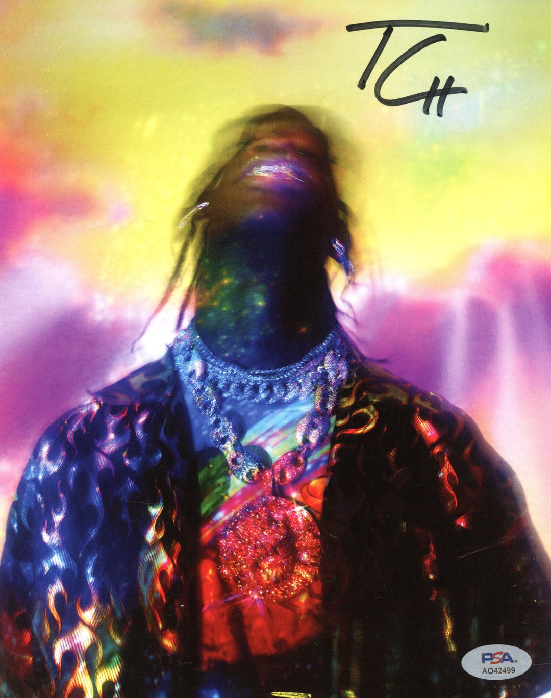 Travis Scott Signed Autographed 8x10 Photo PSA/DNA Authenticated - Etsy