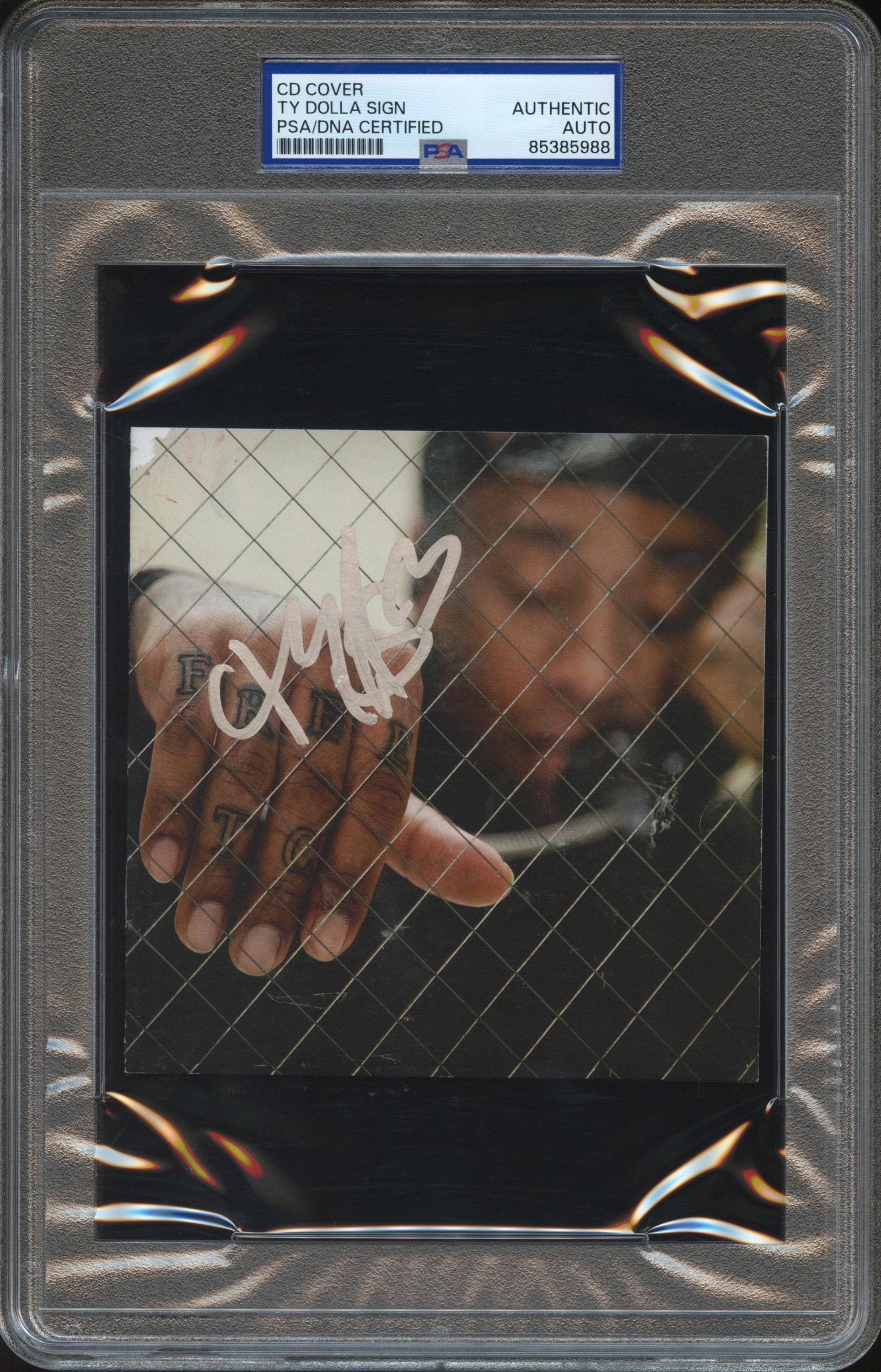 Ty Dolla Ign Signed Autographed CD Cover "free Tc" Psa/dna ...