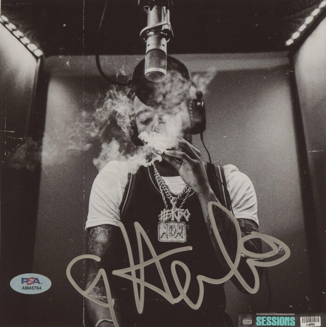 G Herbo Signed Autographed 8x8 Photo “sessions” PSA/DNA Authenticated - Etsy