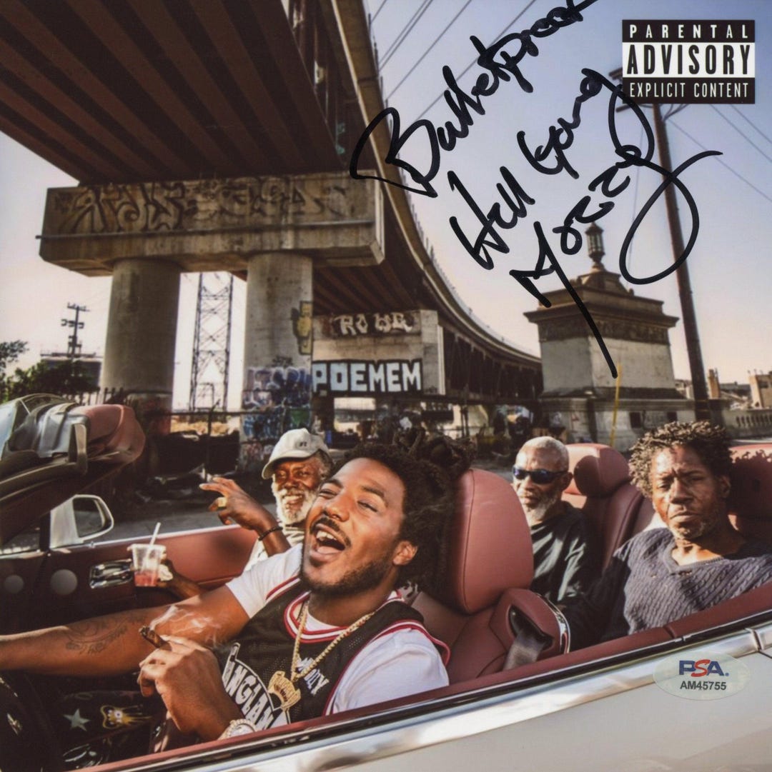 Mozzy Signed Autographed 8x8 Photo "beyond Bulletproof" PSA/DNA Authenticated - Etsy