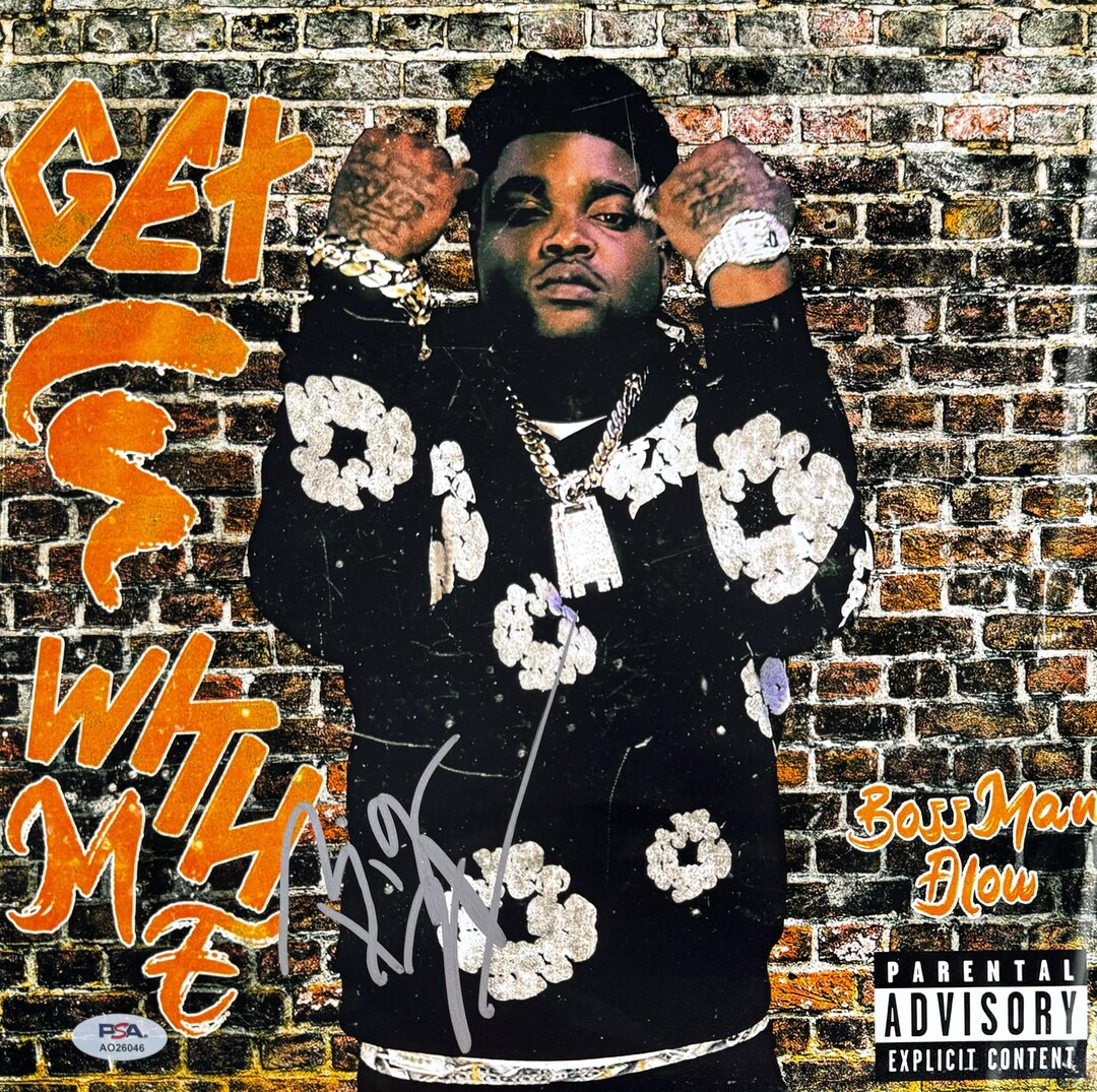 Bossman Dlow Signed Autographed 12x12 Photo "get in With Me" PSA/DNA ...