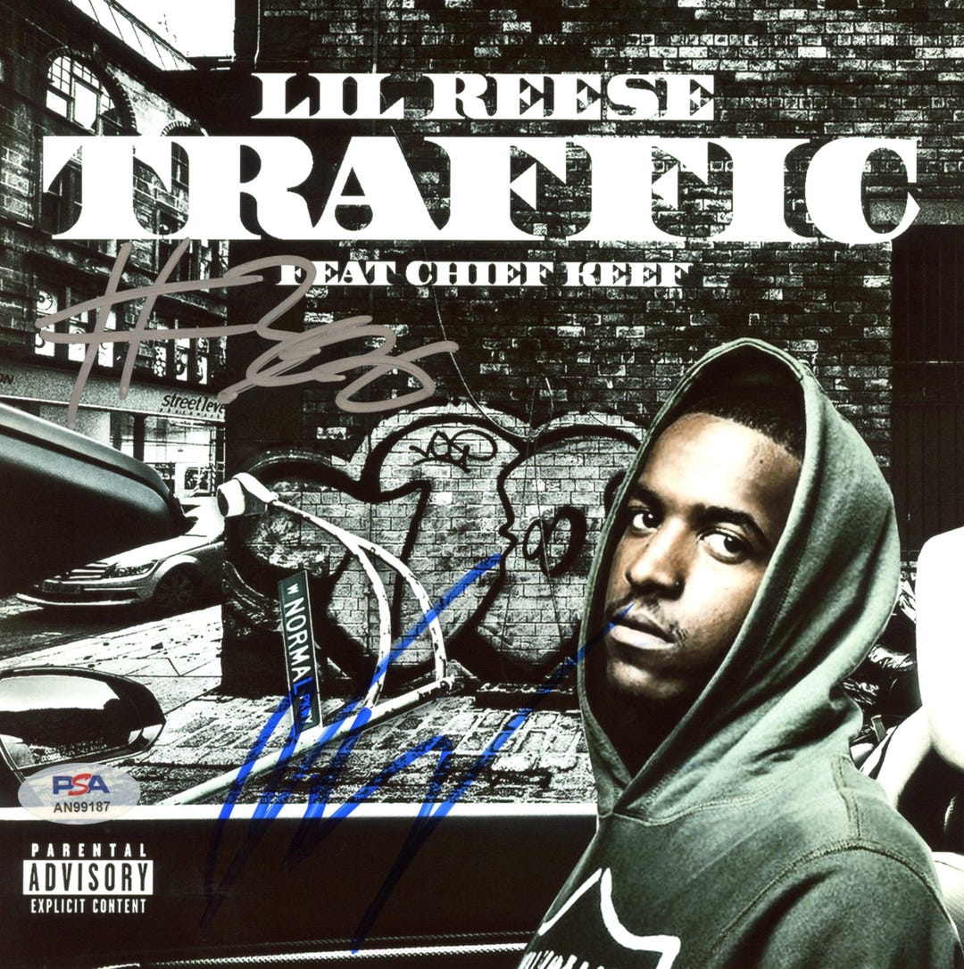 Lil Reese & Chief Keef Signed Autographed 8x8 Photo “traffic” PSA/DNA ...