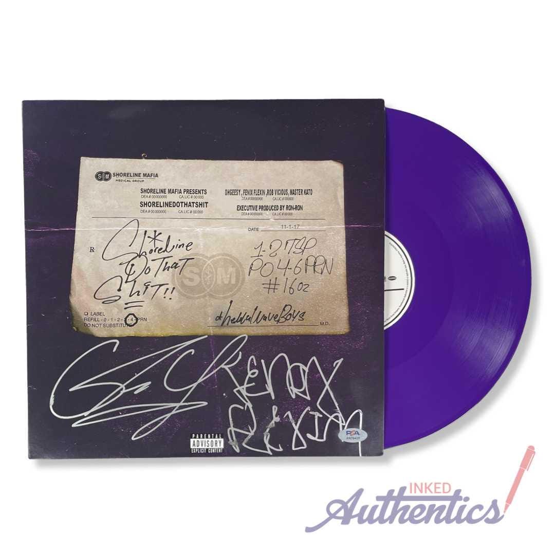 Shoreline Mafia Signed Autographed Vinyl LP "shorelinedothatshit” PSA/DNA Authenticated - Etsy