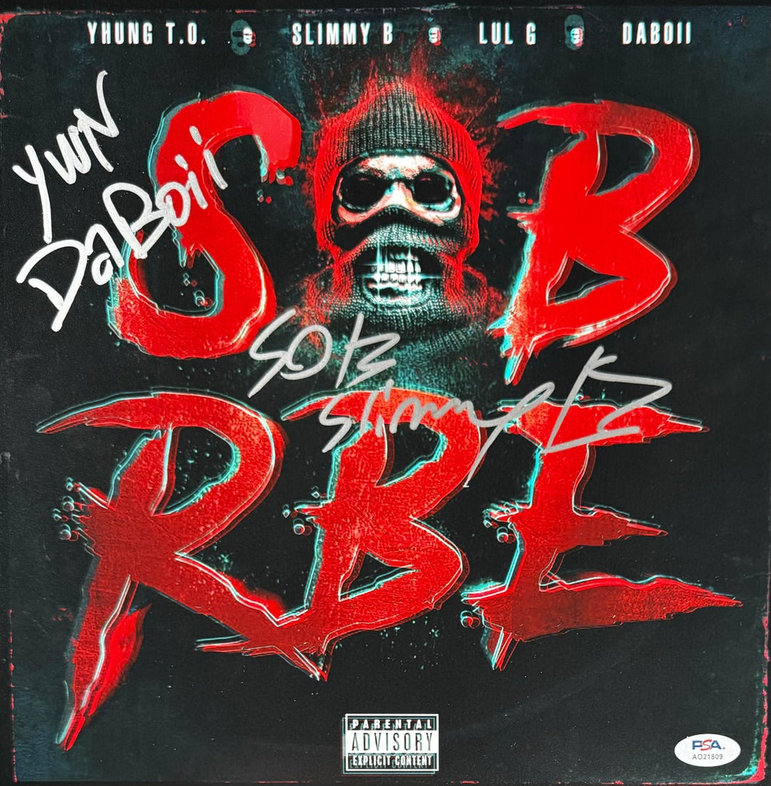 SOB X RBE Signed Autographed 12x12 Photo "gangin" Psa/dna Authenticated ...