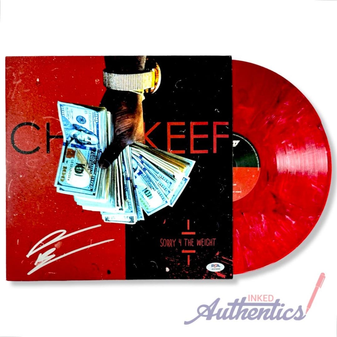 Chief Keef Signed Autographed Vinyl LP “sorry 4 the Weight” PSA/DNA ...