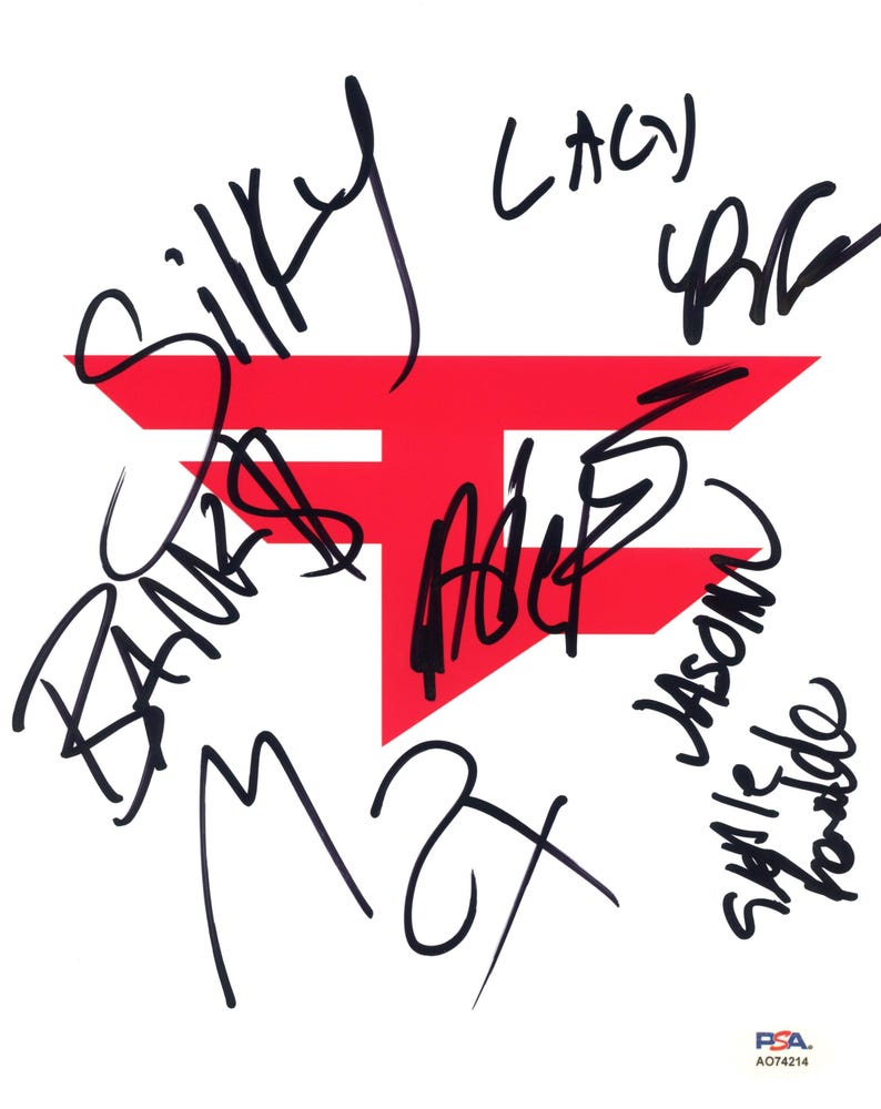 Faze Clan Signed Autographed 8x10 Photo PSA/DNA Authenticated - Etsy