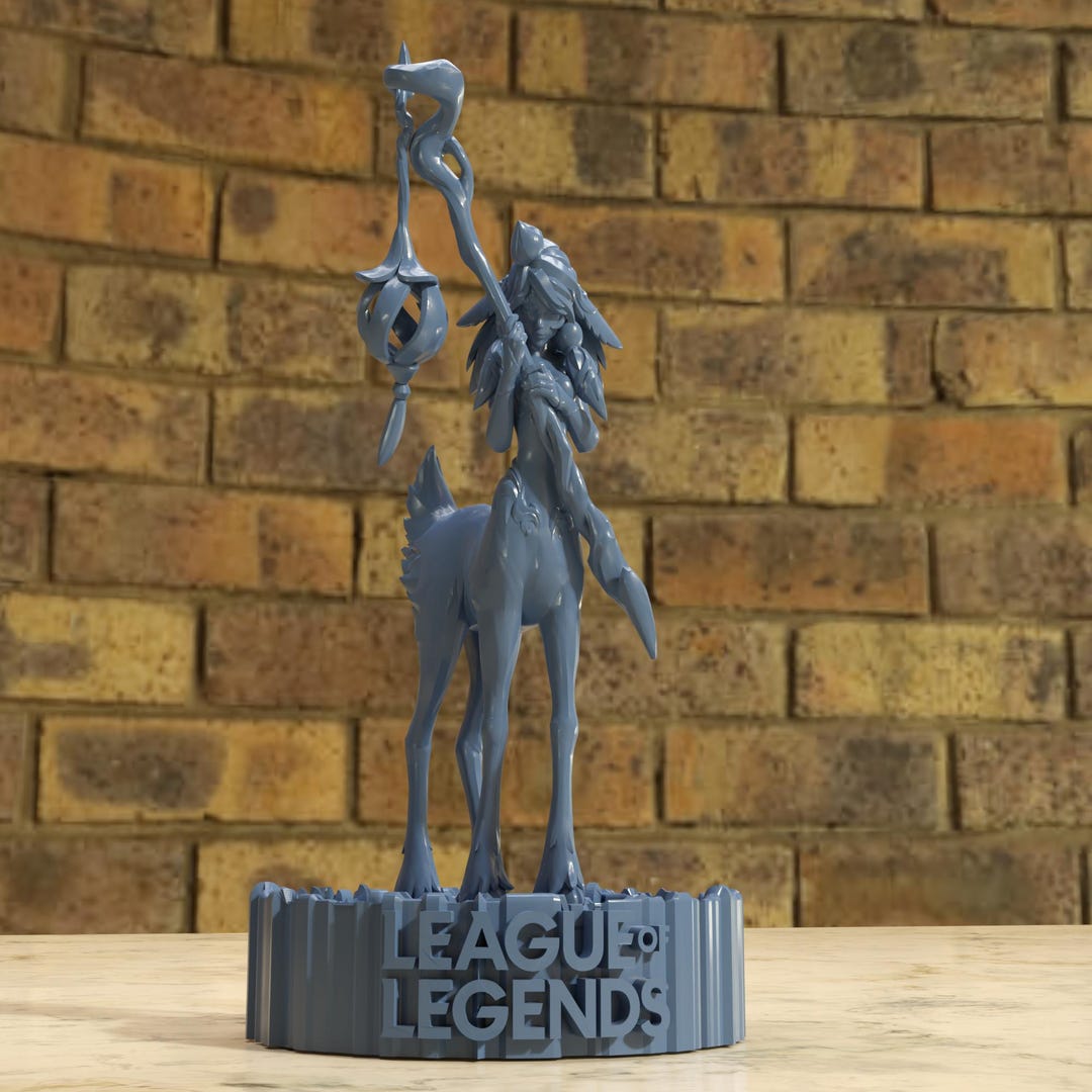 Lillia League of Legends Figure, 3D Printed Centaur Champion Statue ...