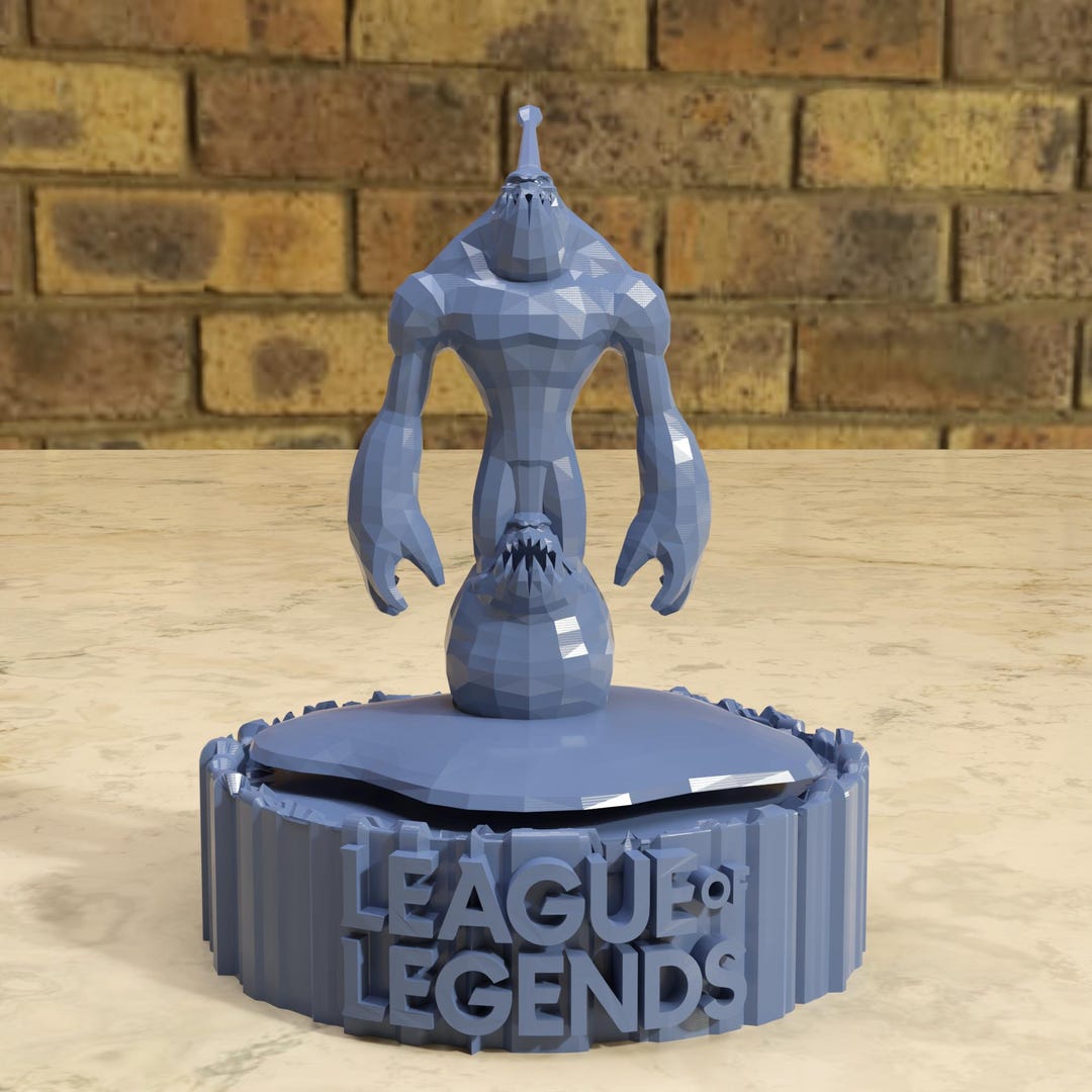 Zac Resin Figure, Custom League of Legends Statue, 3D Printed ...