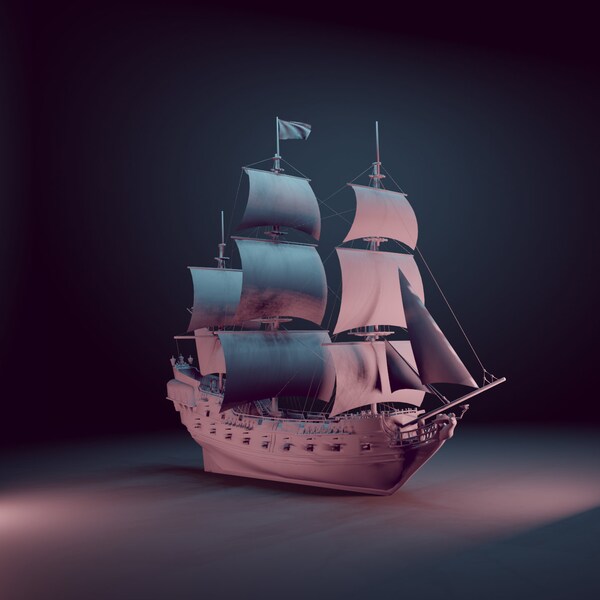 Black Pearl 3d Printed - Etsy