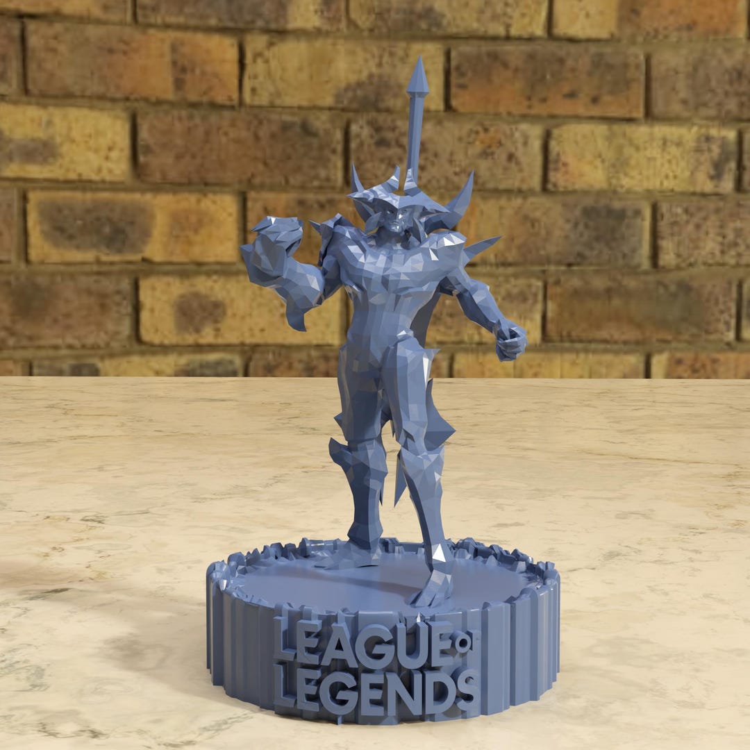 Aatrox, League of Legends, 3D Printed Figure, Gamer, Gift, Custom, LOL ...