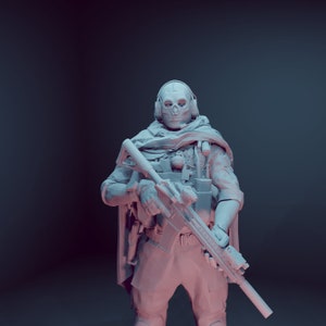 Ghost Call of Duty Figure 28mm 32mm Tabletop Games Miniatures Role ...