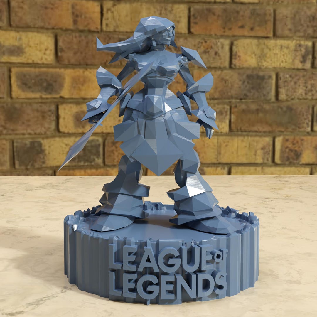 Sivir League of Legends 3D Printed Figure, Lol Champion Model, Custom ...