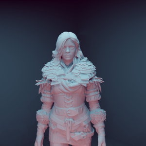 Yennefer the Witcher Miniature Role Play Games - 28mm 32 Mm Tabletop ...