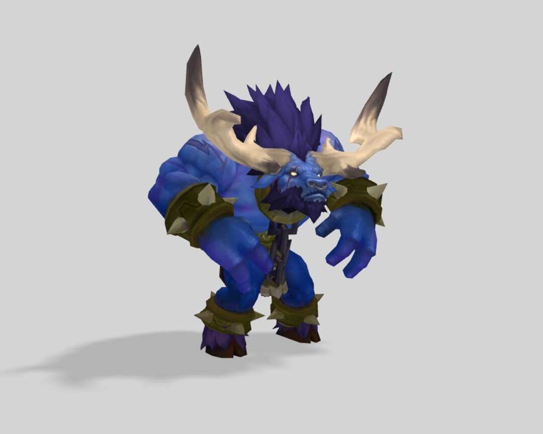 Unchained Alistar League of Legends Figure - League of Legends Figurine - Lol - 3D Printed Video ...