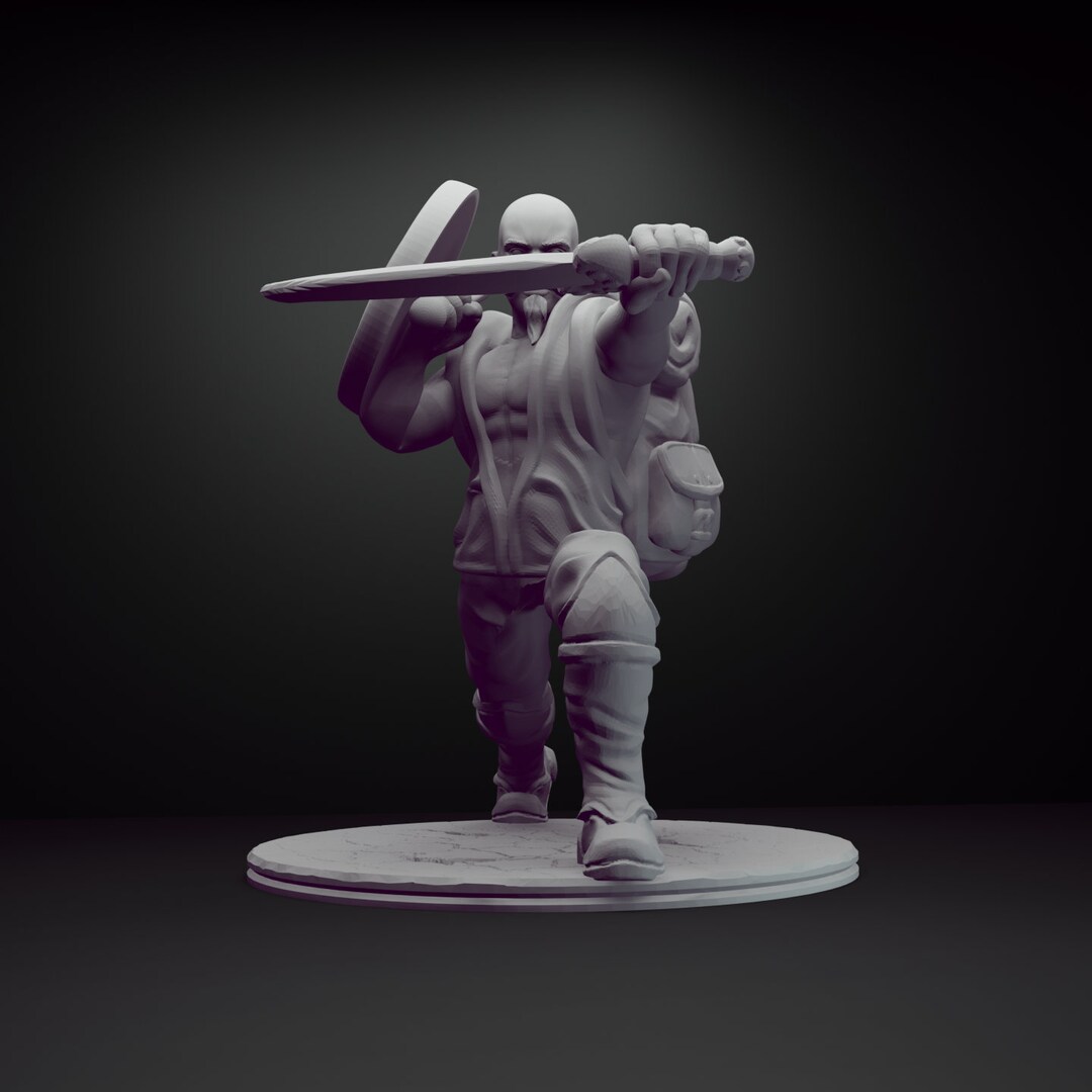 Bandit Fighter 28mm 32mm Tabletop Games Scale Dungeons and - Etsy