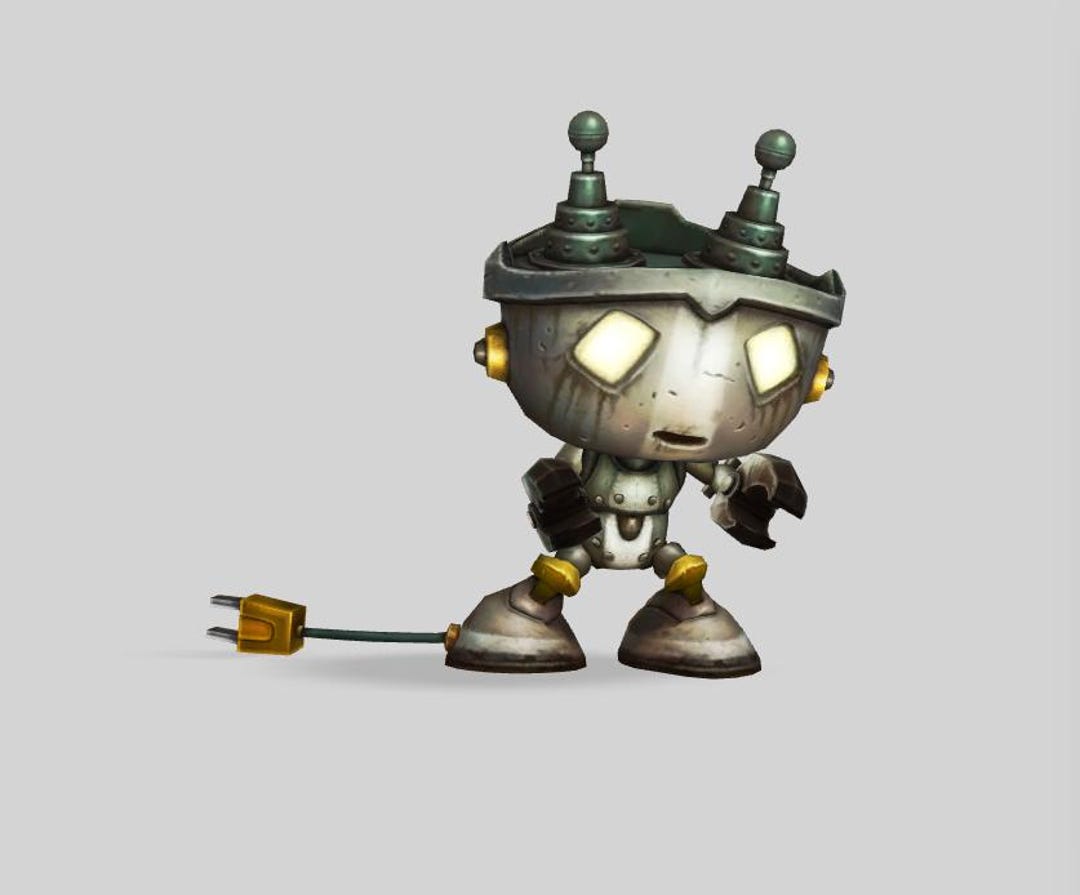 Sad Robot Amumu League of Legends Figure - League of Legends Figurine ...