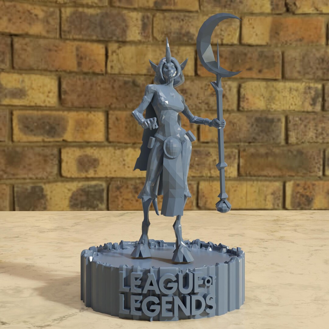 Soraka League of Legends 3D Printed Figure, Support Champion Model ...