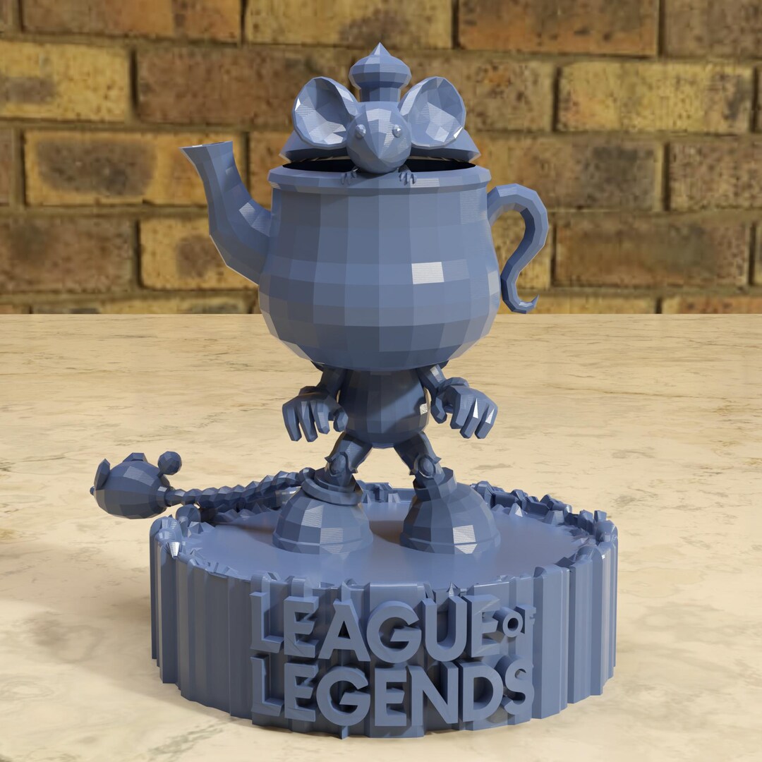 Porcelain Amumu League of Legends 3D Printed Custom Figure ...